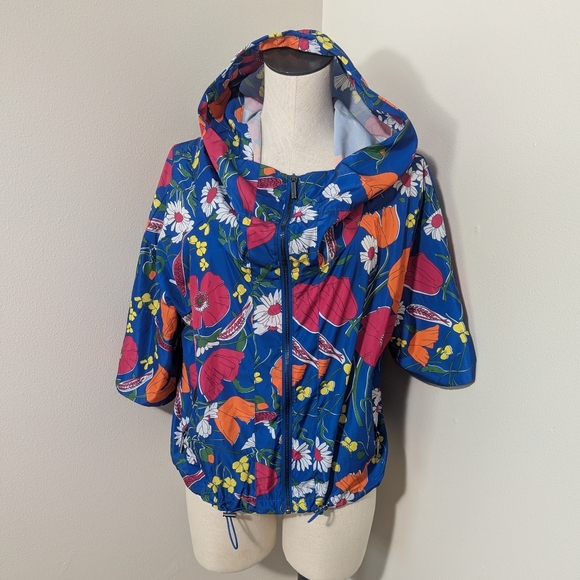 Anatomie | Jackets & Coats | Anatomie Floral Colorful Angel Crop Zip ...